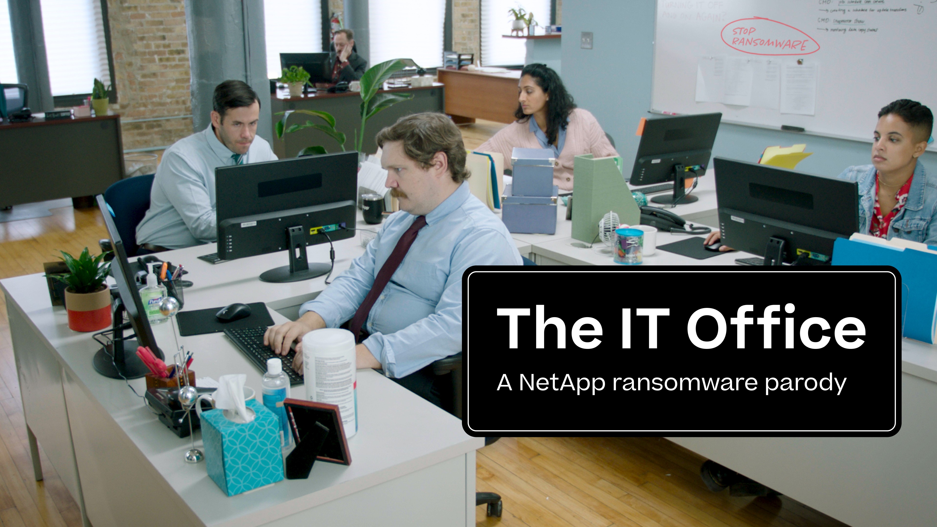 The IT Office - A NetApp parody